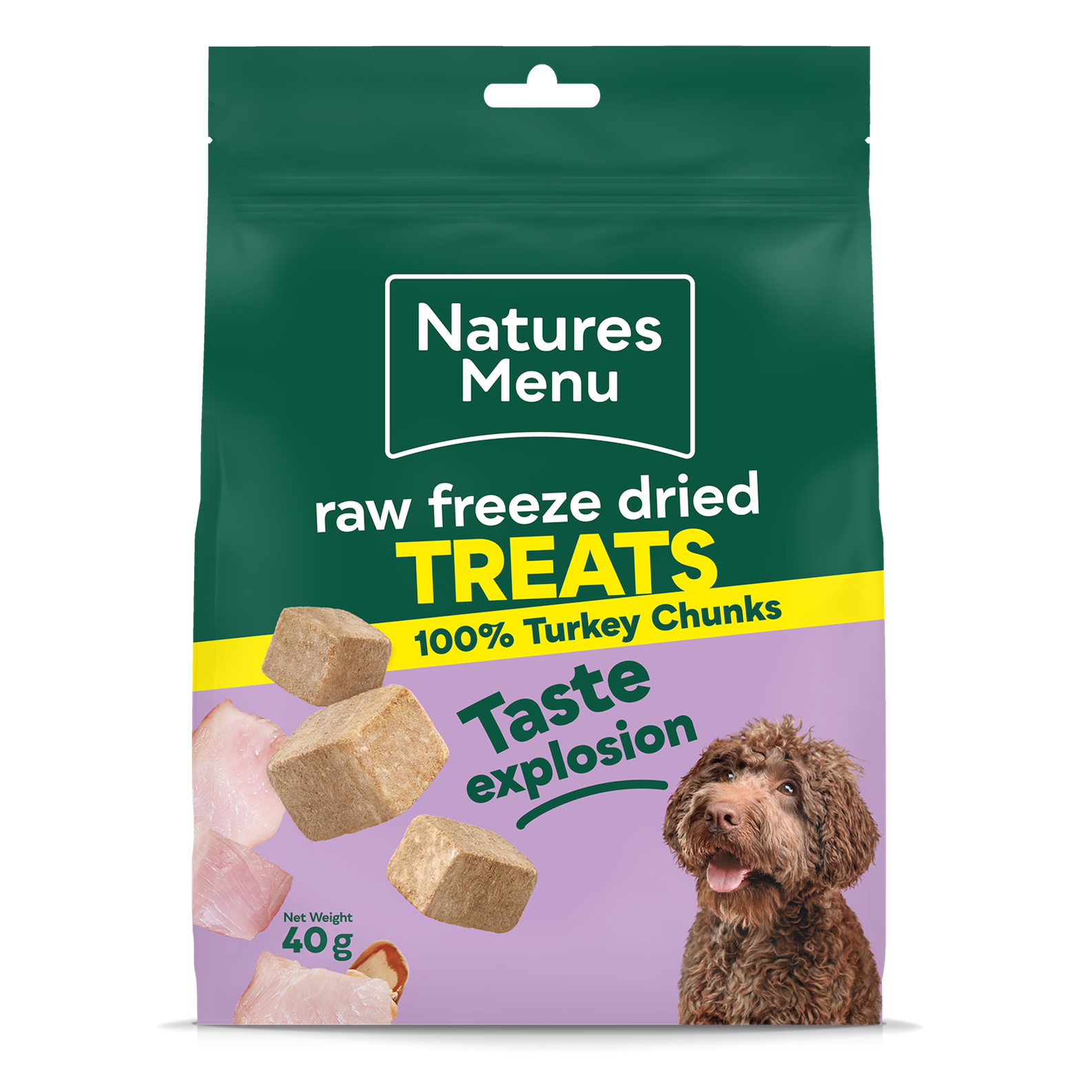 Turkey | Raw Freeze Dried Chunks | Natures Menu
