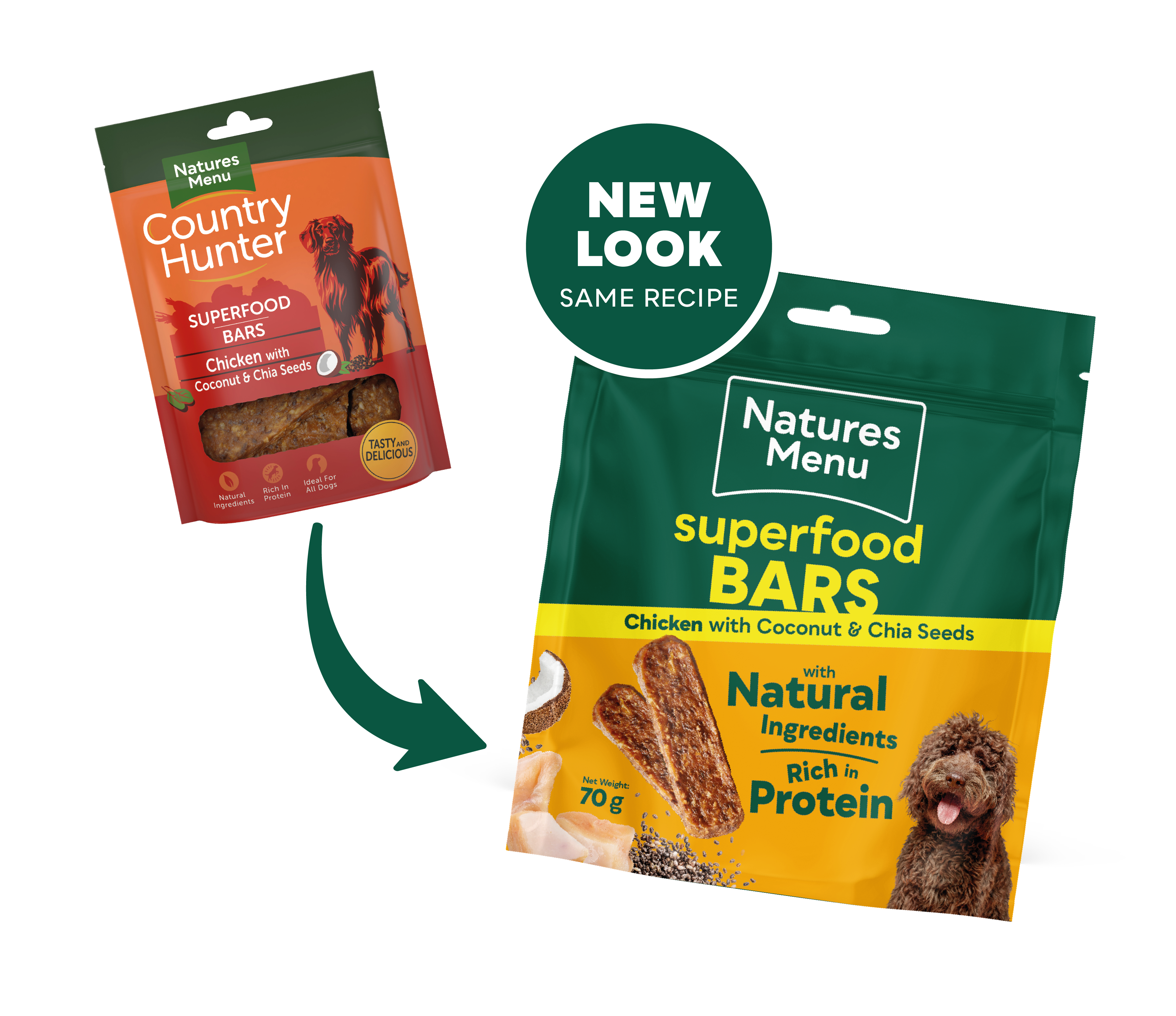 Chicken | Country Hunter Superfood Bars | Natures Menu