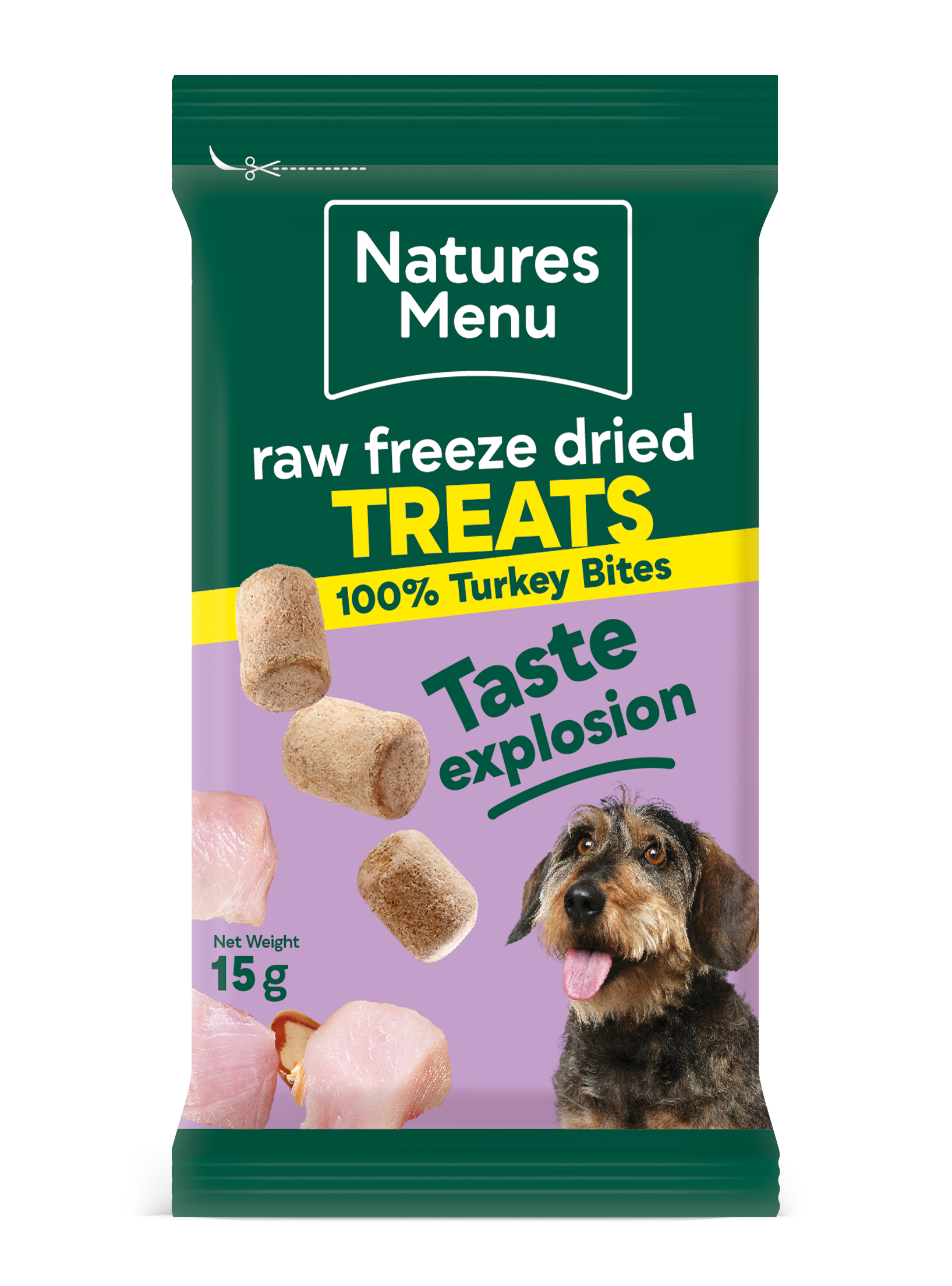 Turkey | Raw Freeze Dried Bites | Natures Menu
