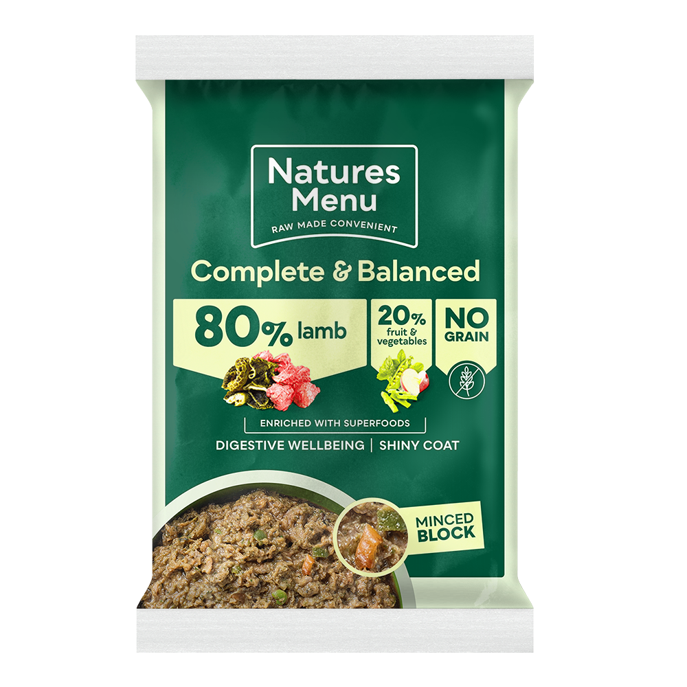 British Lamb | Complete & Balanced 80/20 Block | Natures Menu