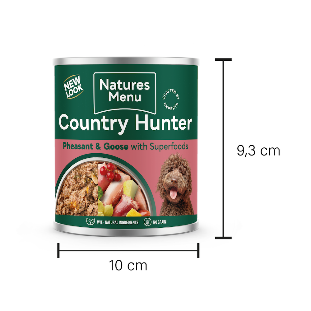 Pheasant and Goose with Superfoods | Country Hunter Cans | Natures Menu